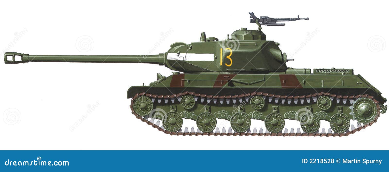 IS-2 Heavy Tank Royalty-Free Stock Image | CartoonDealer.com #2218528