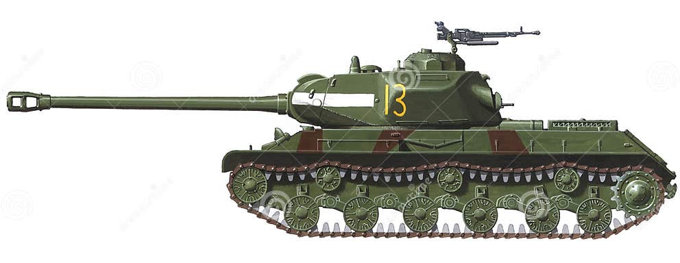 Is-2 heavy tank stock illustration. Illustration of vehicle - 2218528