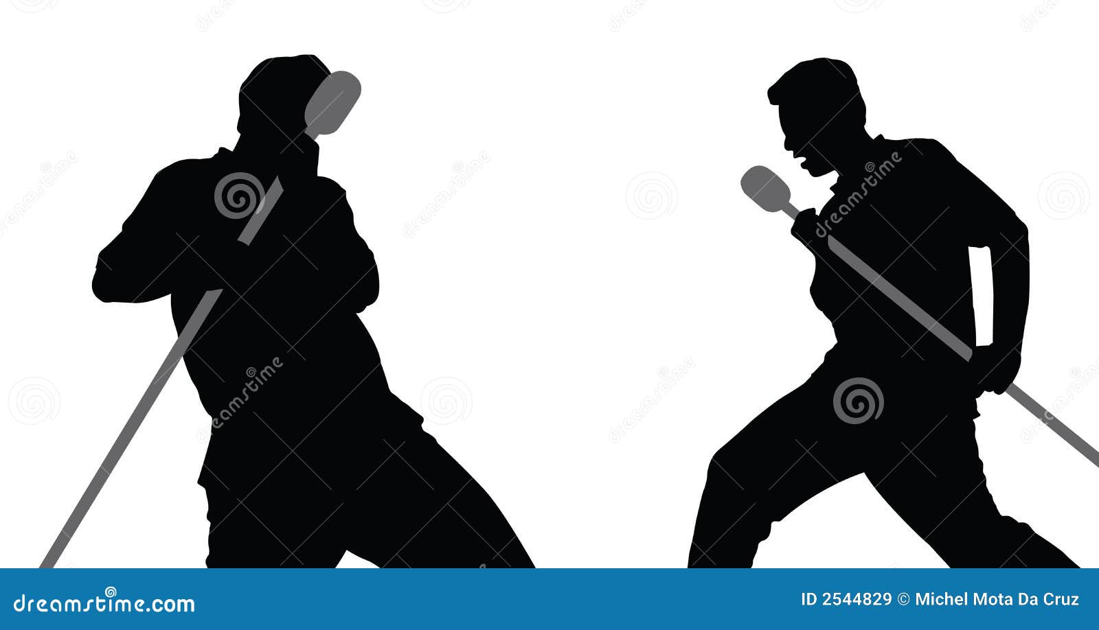 2 males singing vector stock vector. Illustration of speaking - 2544829