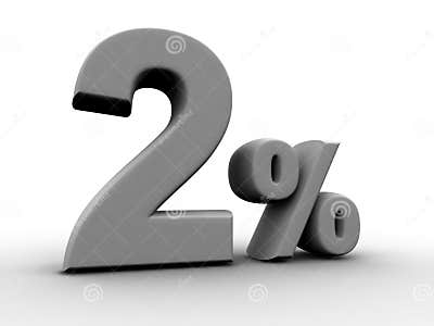 2 Percent stock illustration. Illustration of performance - 2464963