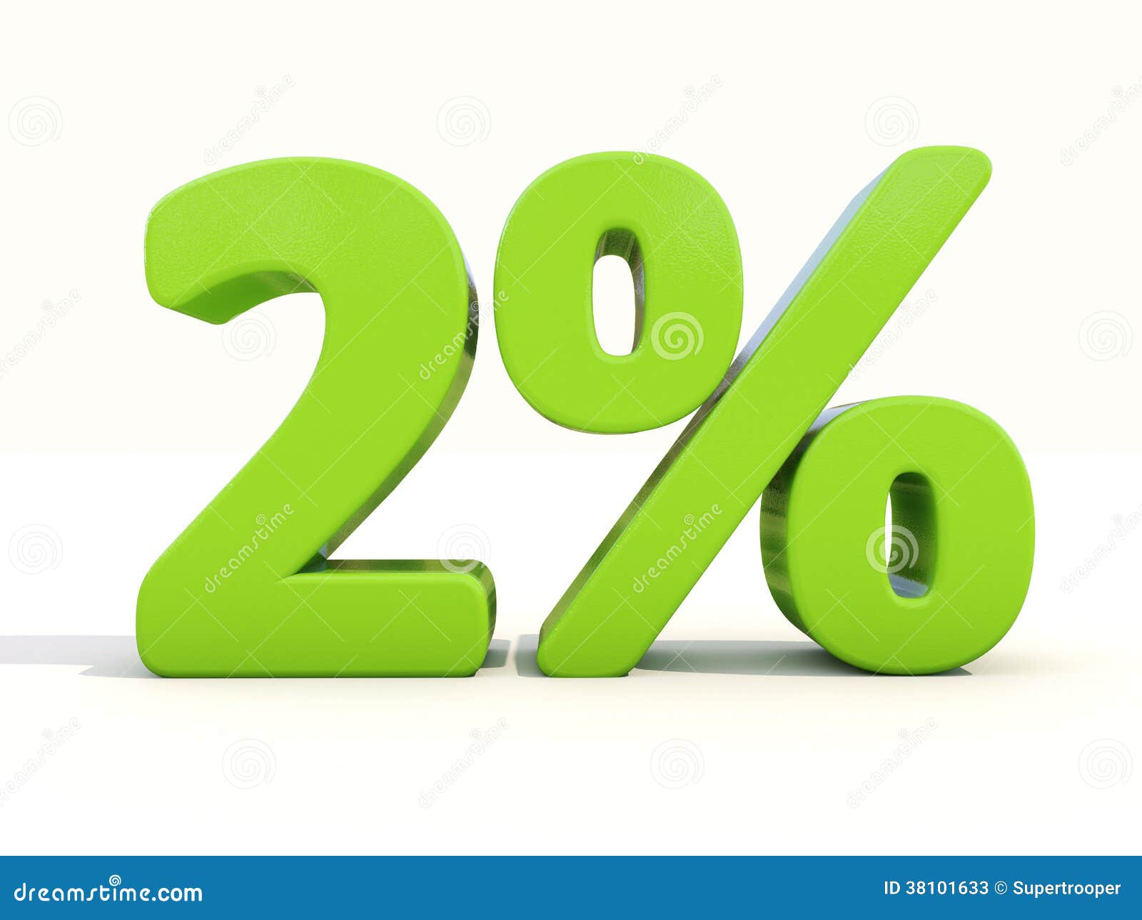 2 Percentage Rate Icon on a White Background Stock Image - Image of ...