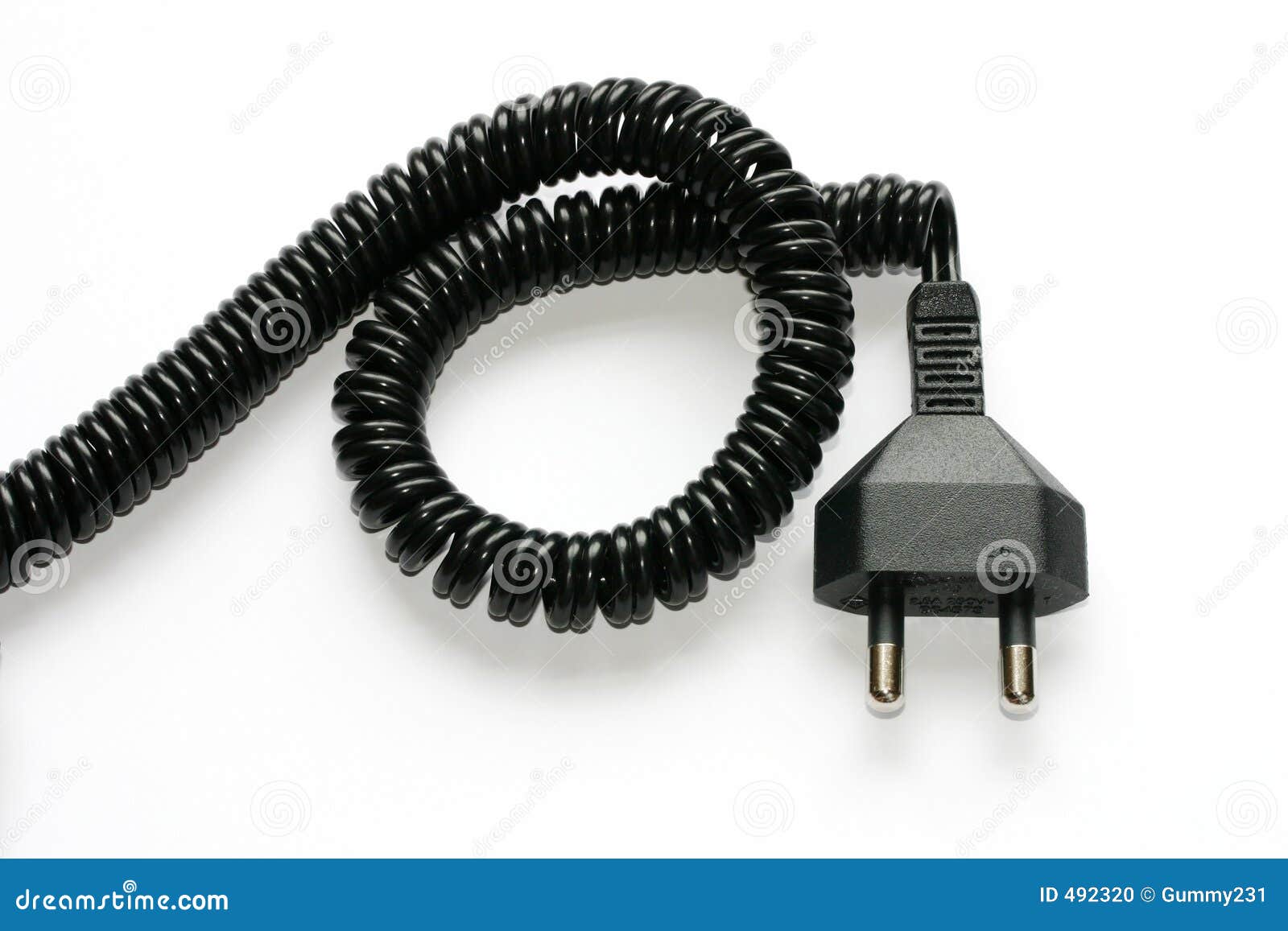 2 Pin Lead stock photo. Image of power, cord, connection - 492320