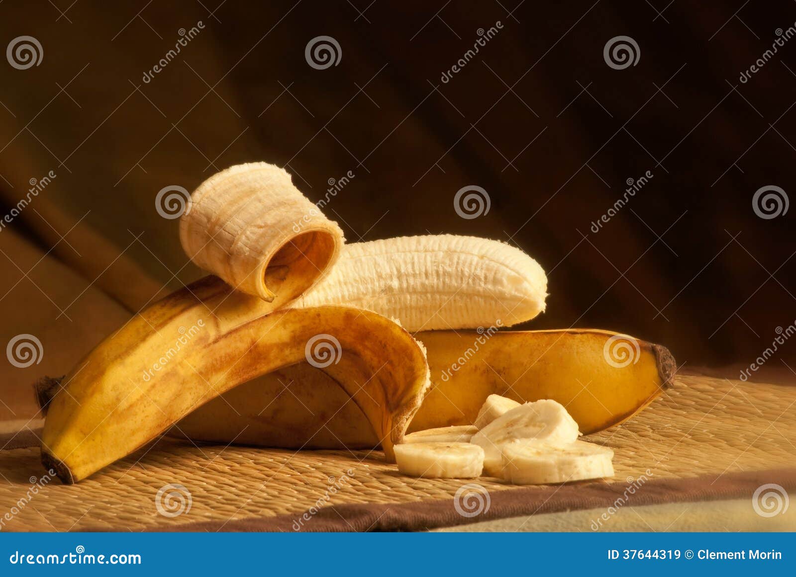 2 ripe bananas stock image. Image of board, delicious - 37644319
