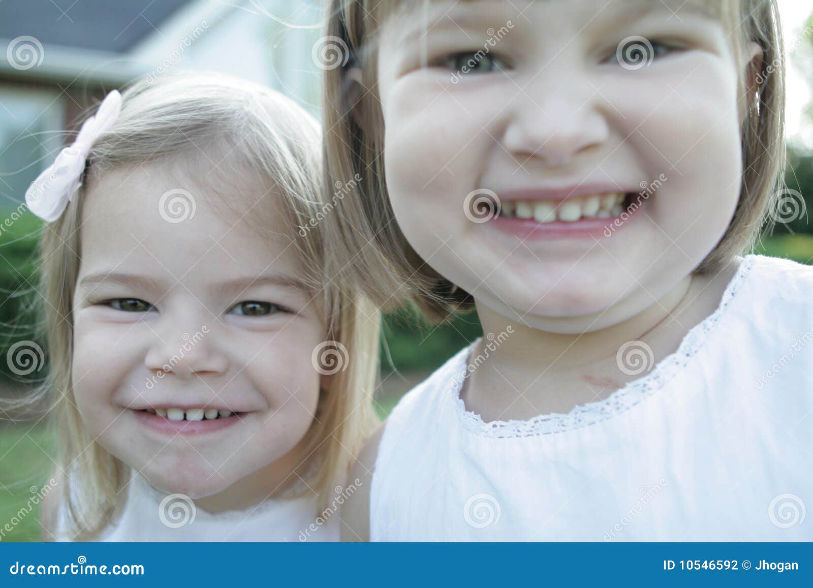 2 sisters outside stock photo. Image of cheerful, health - 10546592