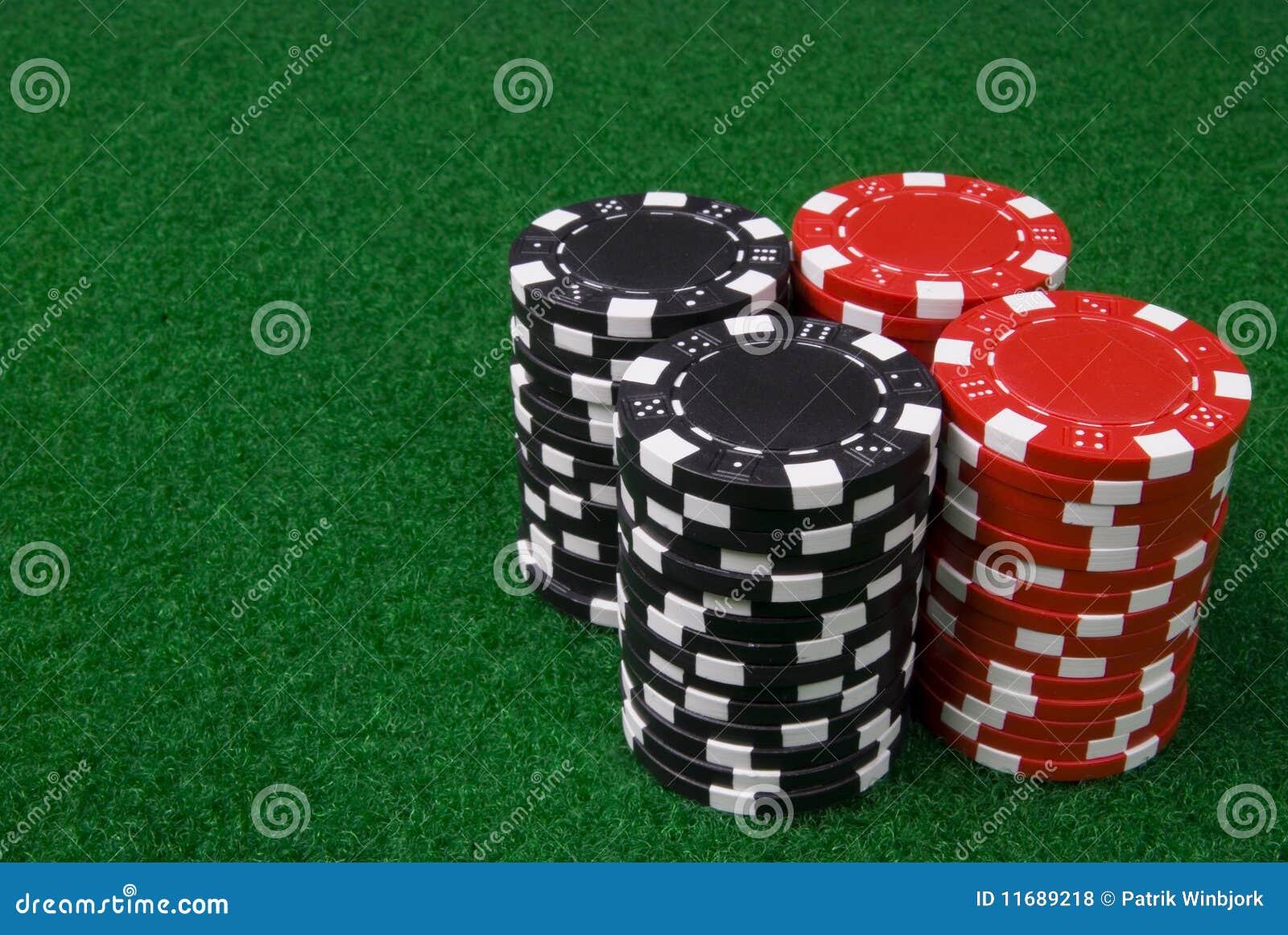 2 stacks of poker chips stock photo. Image of marker - 11689218