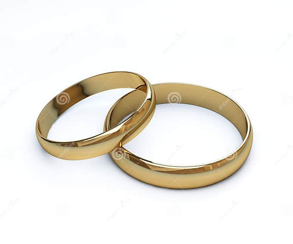 2 wedding rings stock image. Image of shape, three, togetherness - 2506971