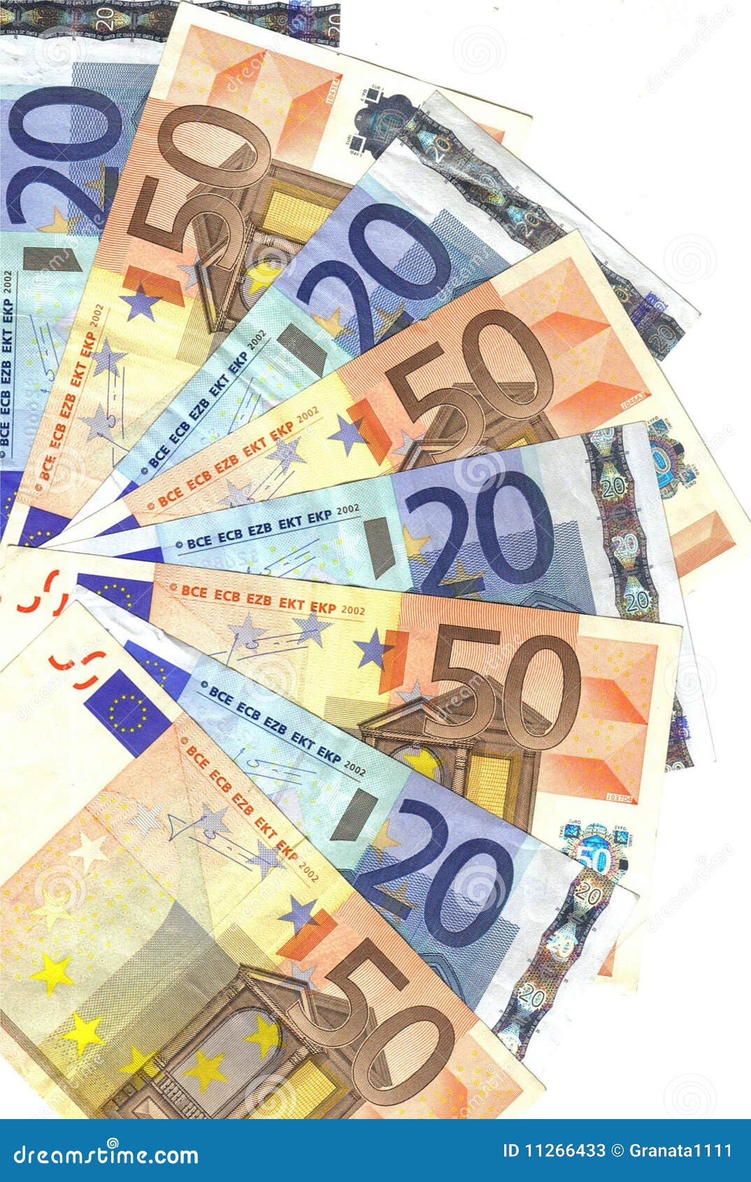 20 and 50 euros stock image. Image of cost, gain, banking - 11266433