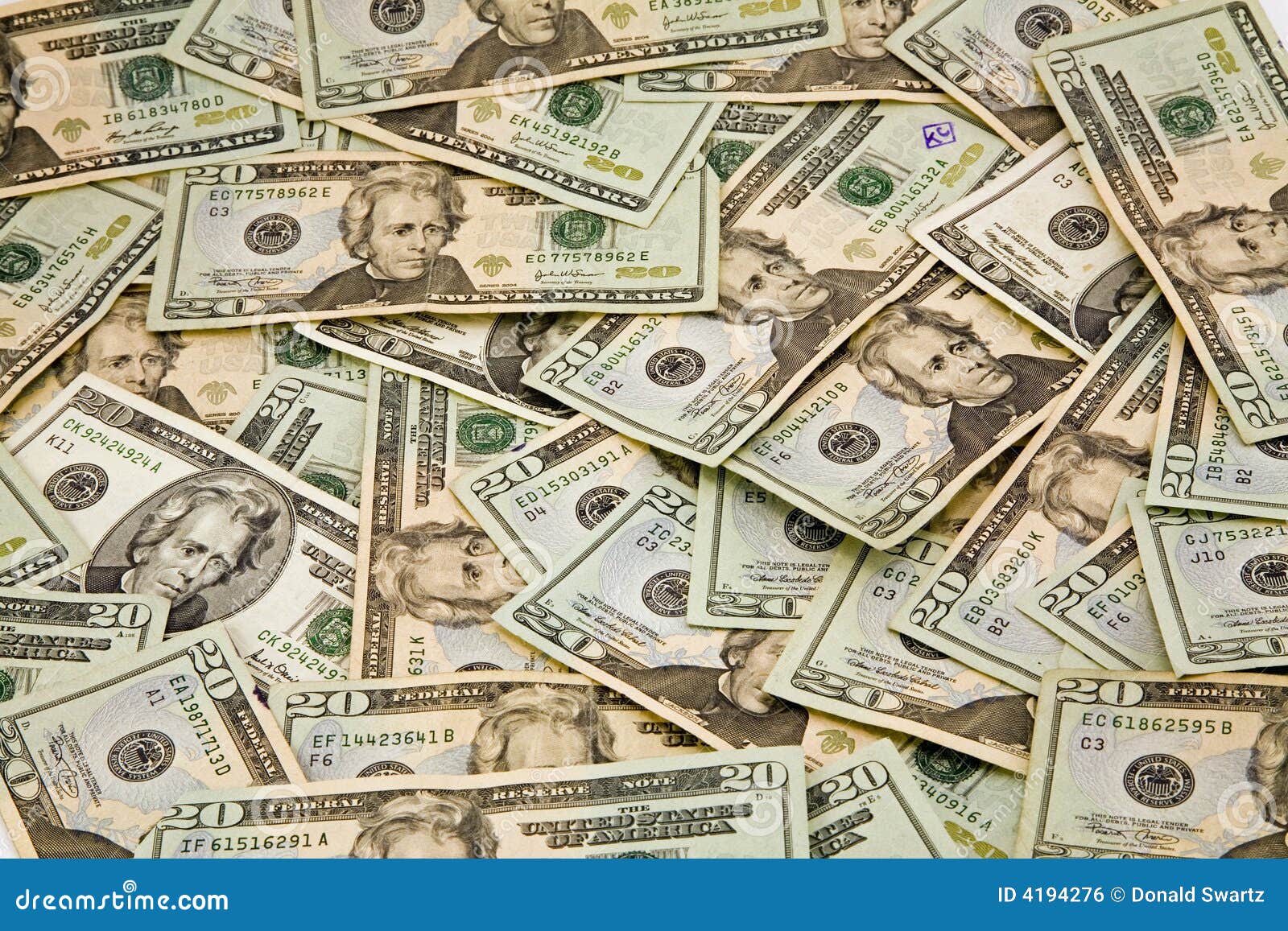 $20 Dollar Bills stock photo. Image of price, capital - 4194276