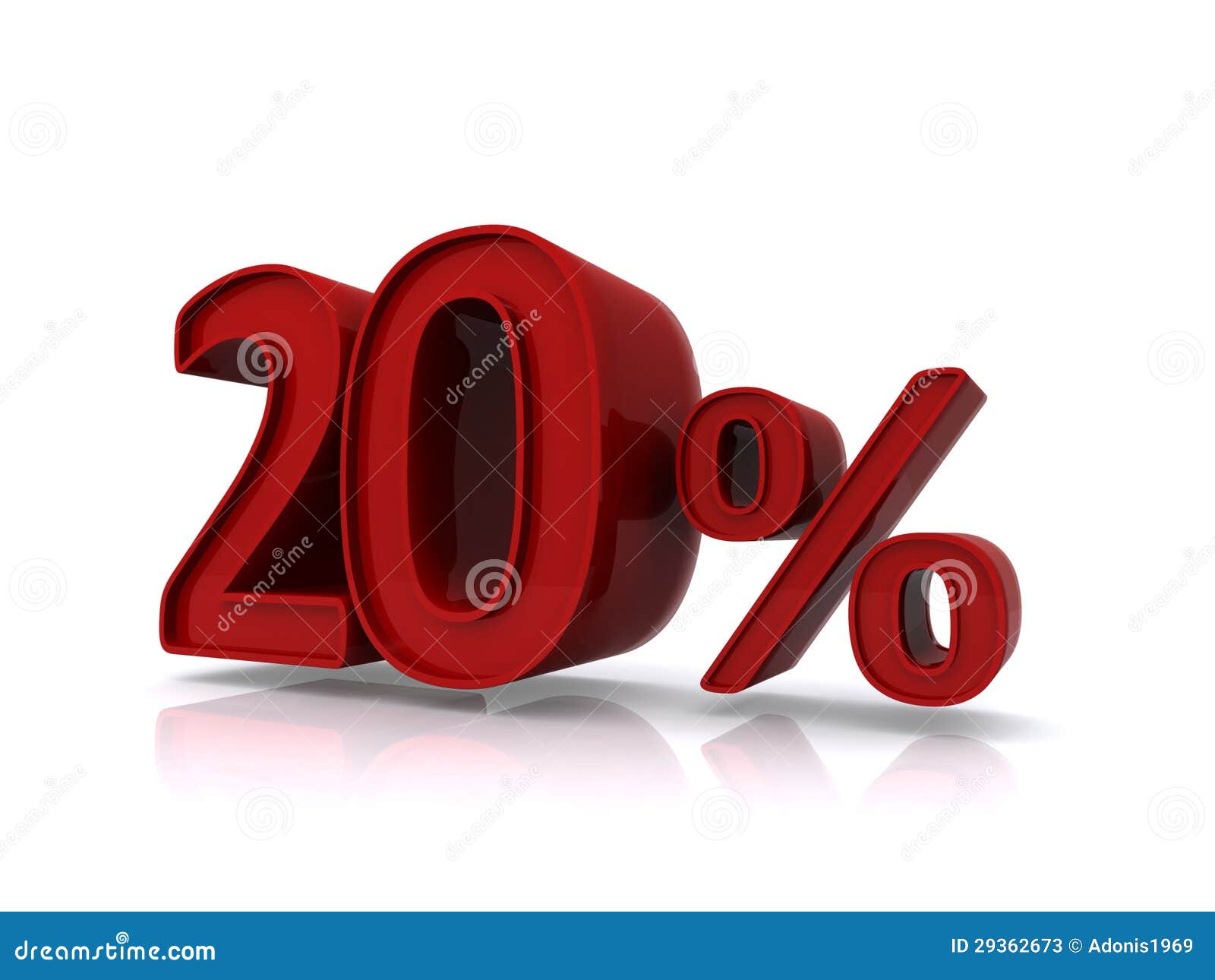 20 percent sign stock illustration. Illustration of consumerism - 29362673
