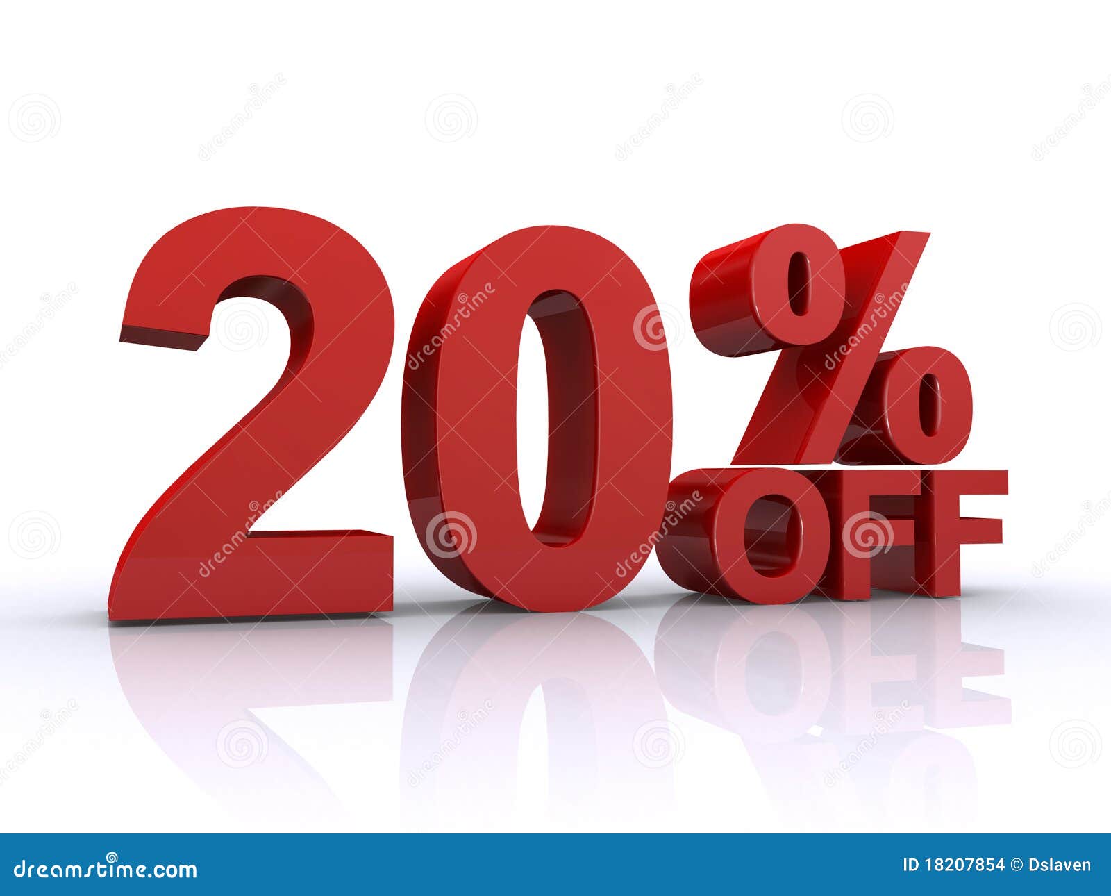 20-Prozent-Rabatt stock abbildung. Illustration von verkauf - 18207854