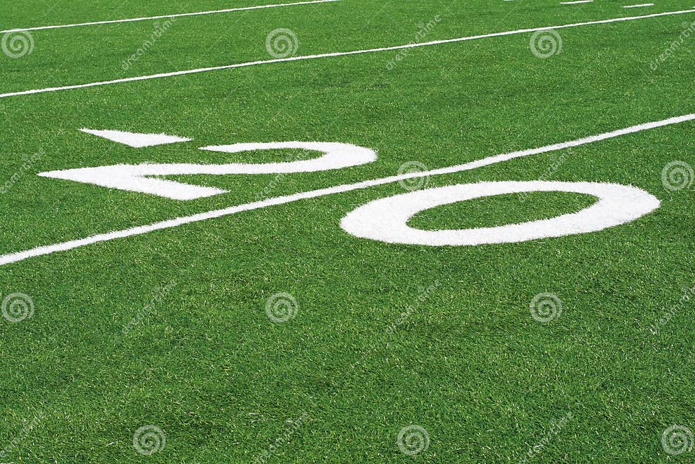 20 yard line stock image. Image of school, endzone, team - 3385671