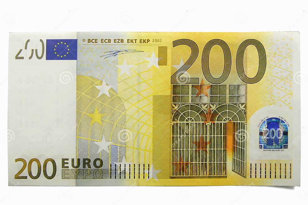 200 euro, two hundred stock photo. Image of card, budget - 4044504