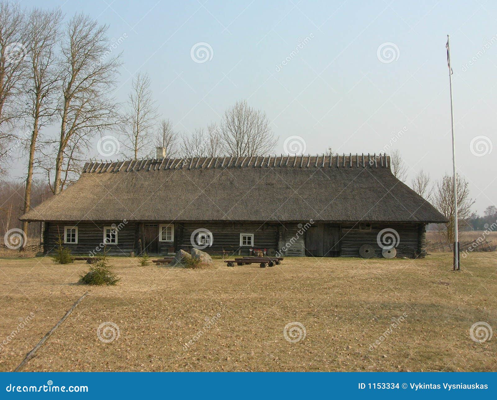 200 Years Old House stock photo. Image of autumn, barton - 1153334