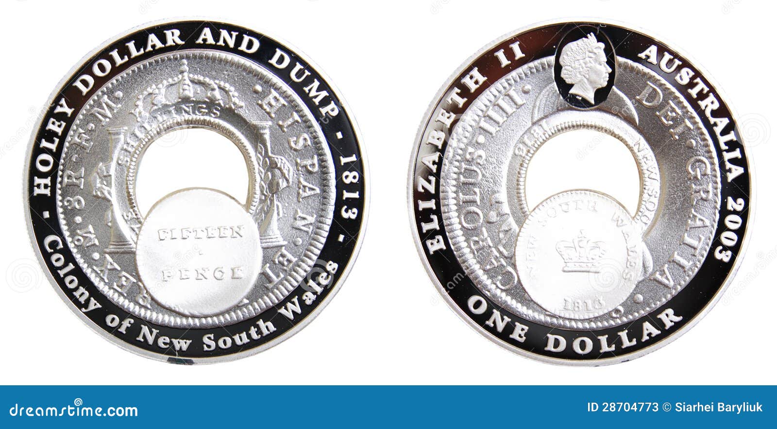 2003 Holey Dollar and Dump stock image. Image of fifteen - 28704773