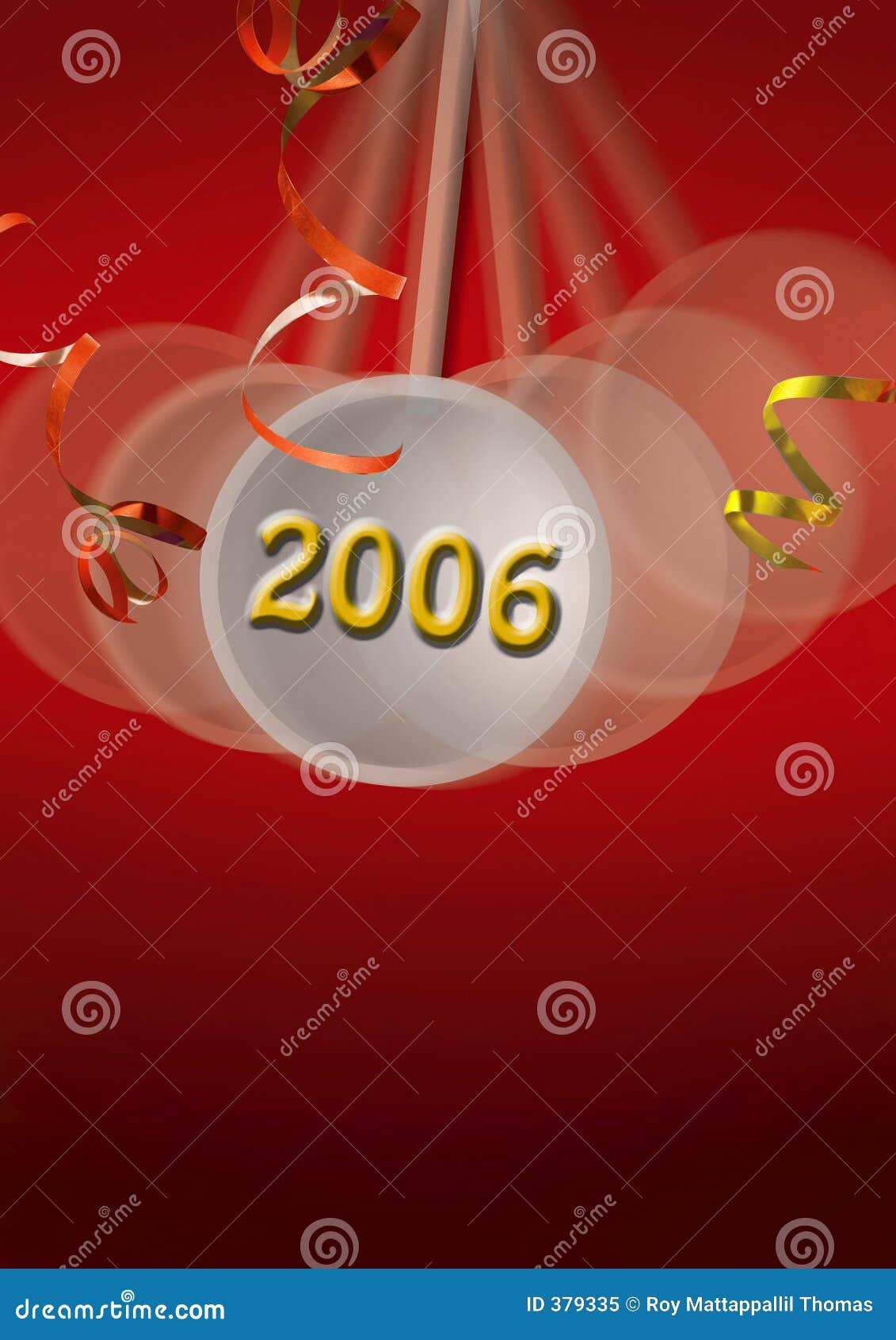 2006 stock illustration. Illustration of happy, greet, year - 379335