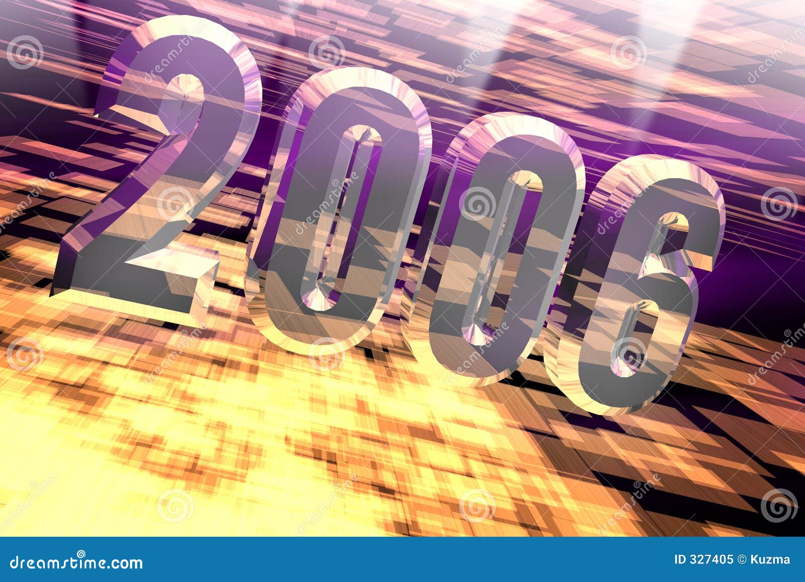 2006 with lights stock illustration. Illustration of season - 327405
