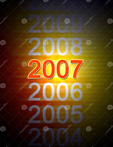 2007 stock illustration. Illustration of holiday, celebrate - 106927 2007 stock illustration. Illustration of holiday, celebrate - 106927