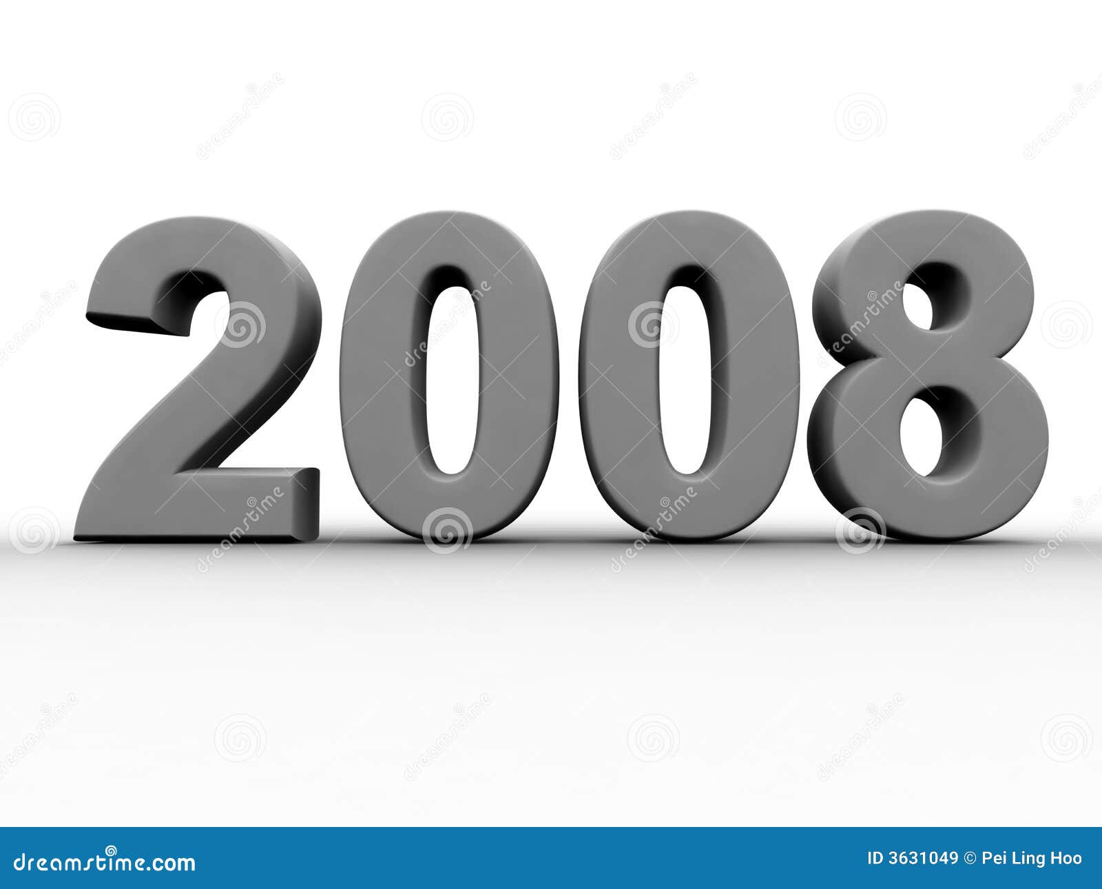 2008 Jaar stock illustratie. Illustration of vooravond - 3631049