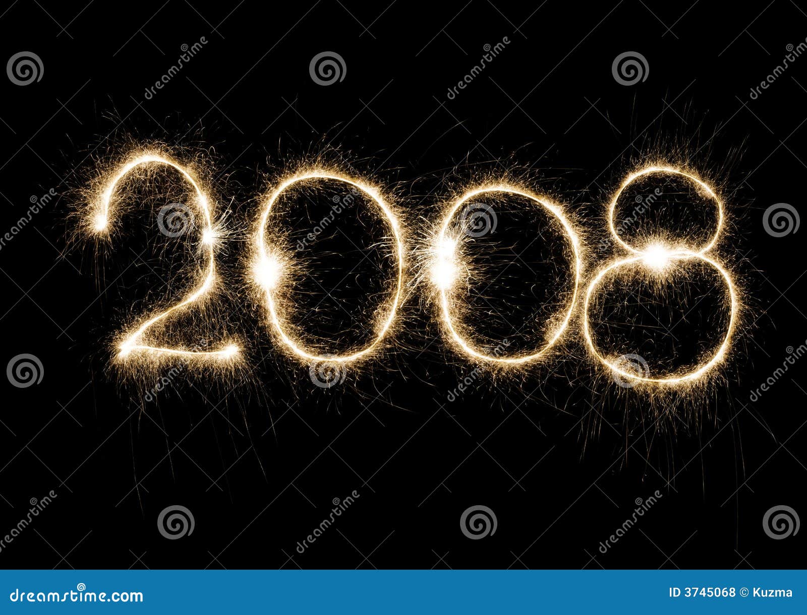 2008 year stock photo. Image of holiday, fair, digit, shine - 3745068