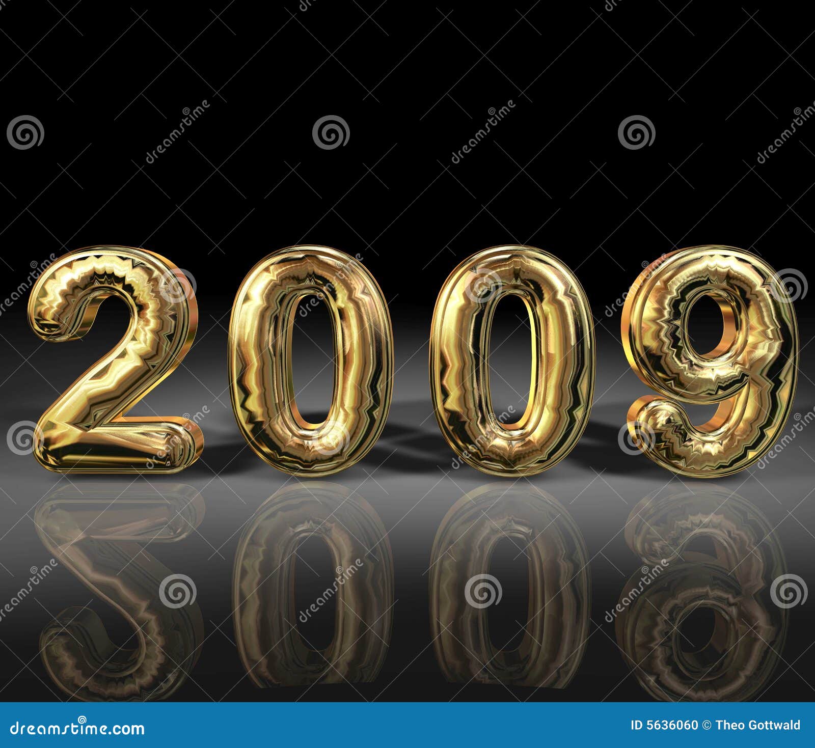 2009 stock illustration. Illustration of design, gold - 5636060