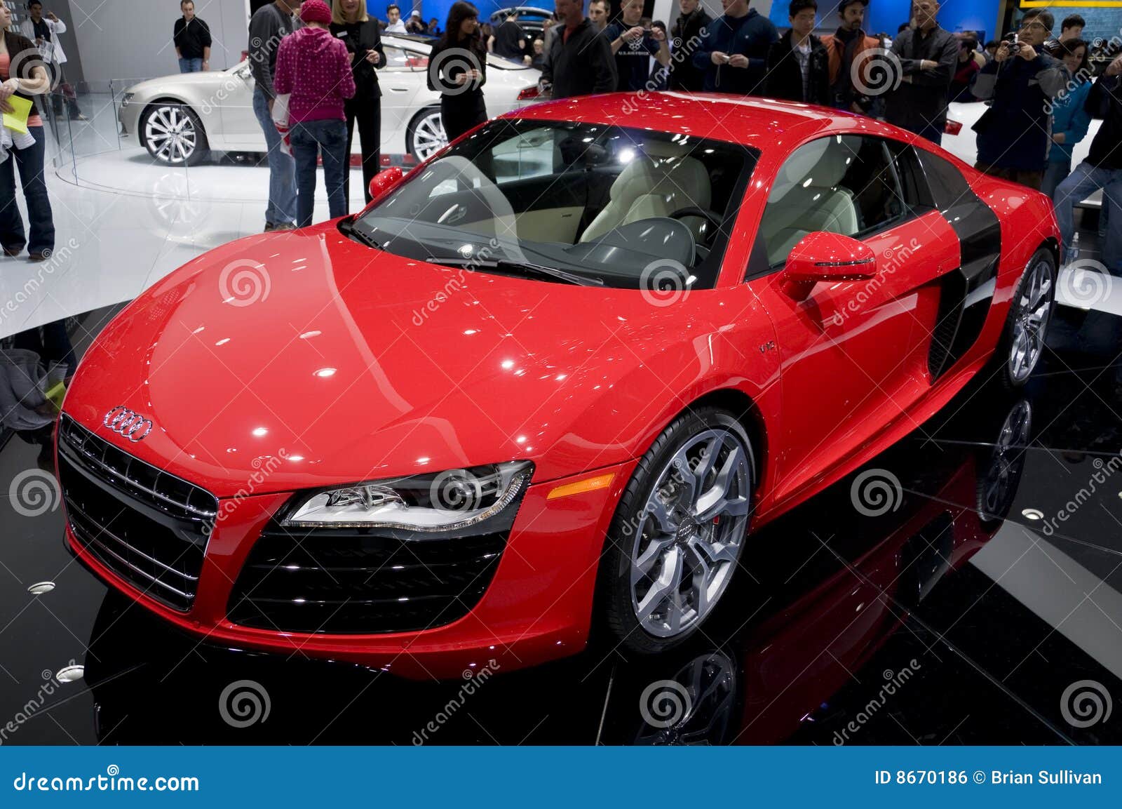 2009 Audi R8 - front angle editorial photo. Image of audi - 8670186