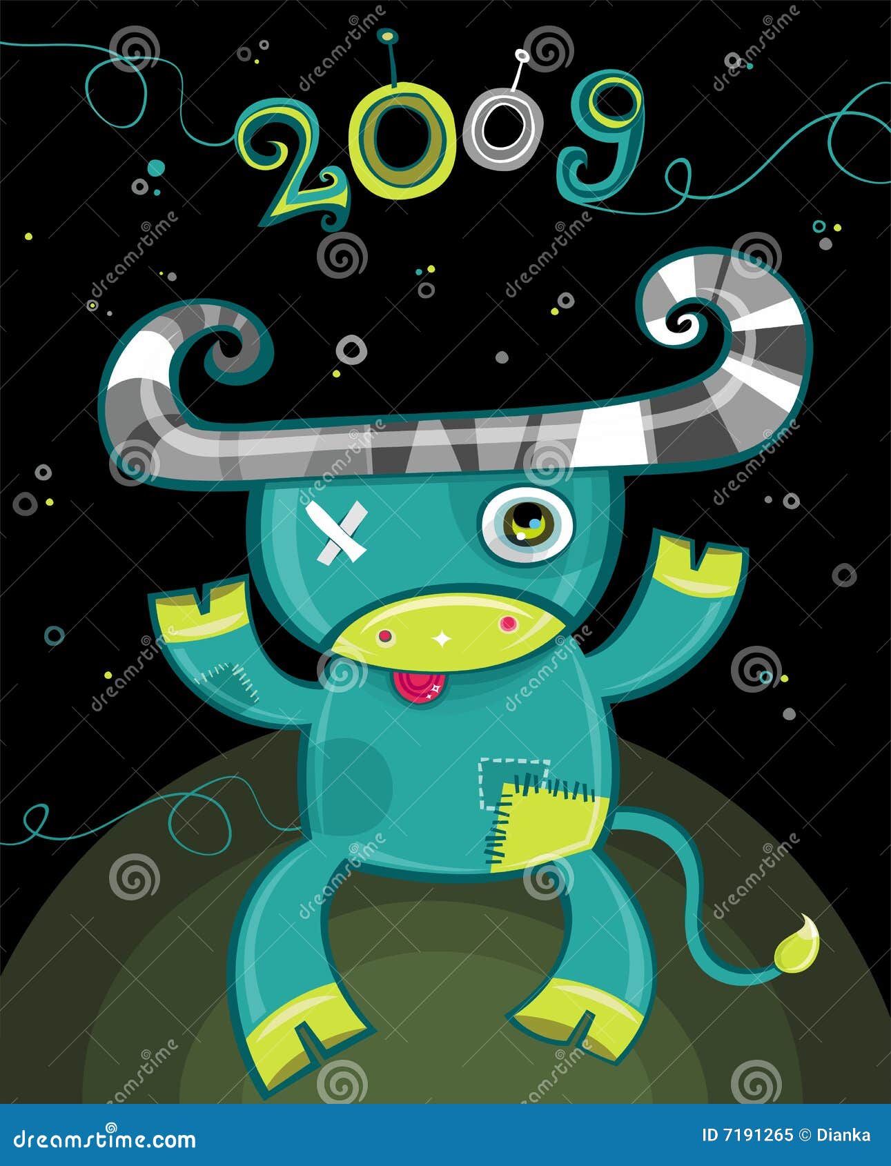 2009 Cartoon Royalty-Free Stock Photography | CartoonDealer.com #7088951