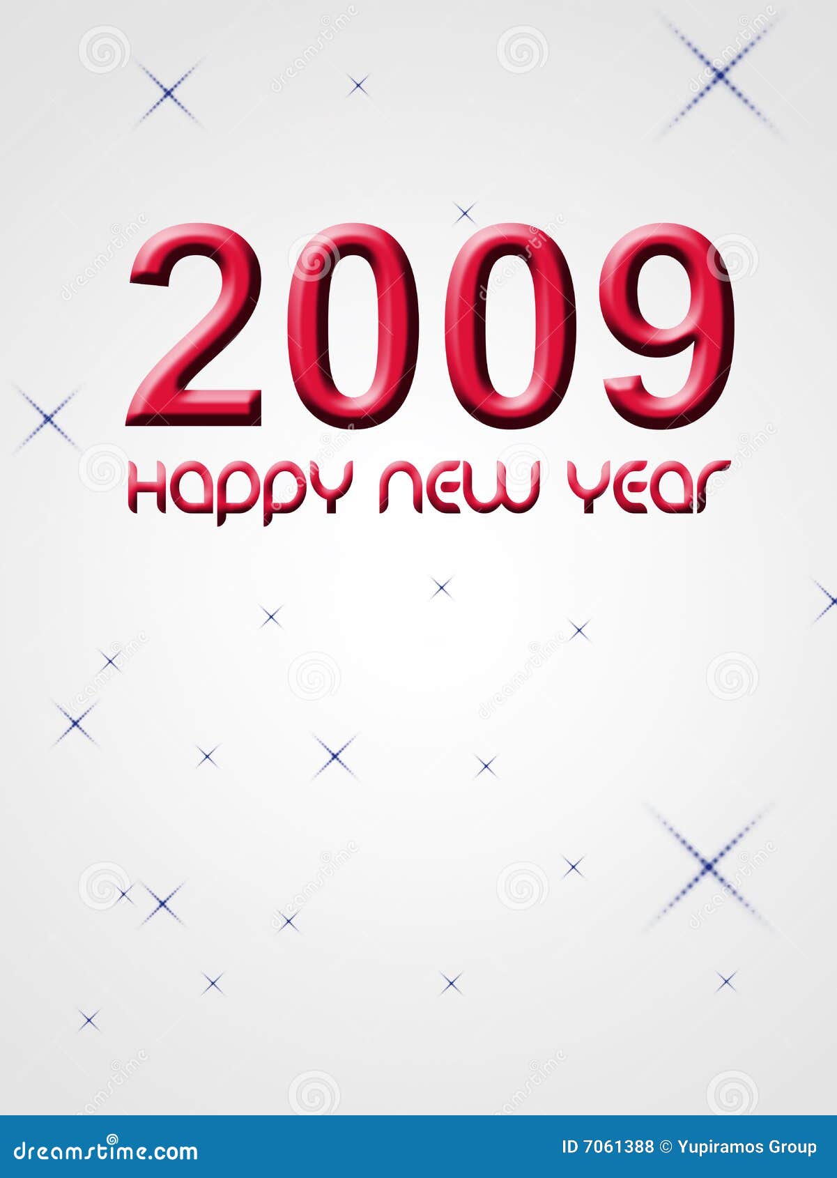 2009 happy new year stock illustration. Illustration of party - 7061388