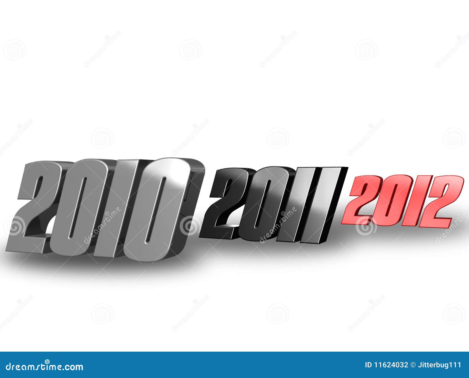 2010 2011 2012 stock illustration. Illustration of celebration - 11624032