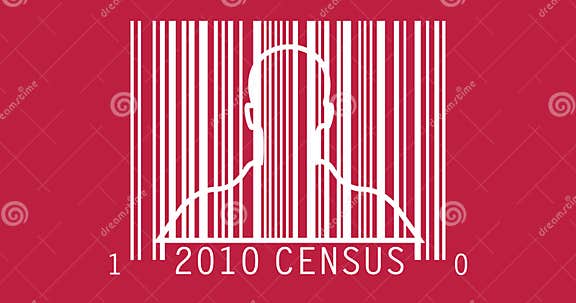 2010 Census stock illustration. Illustration of flag - 13229741