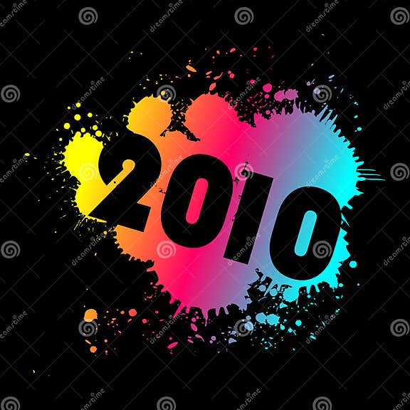 2010 illustration stock vector. Illustration of holiday - 11932806