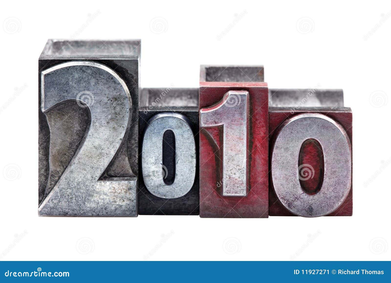 2010 in letterpress stock image. Image of block, letters - 11927271