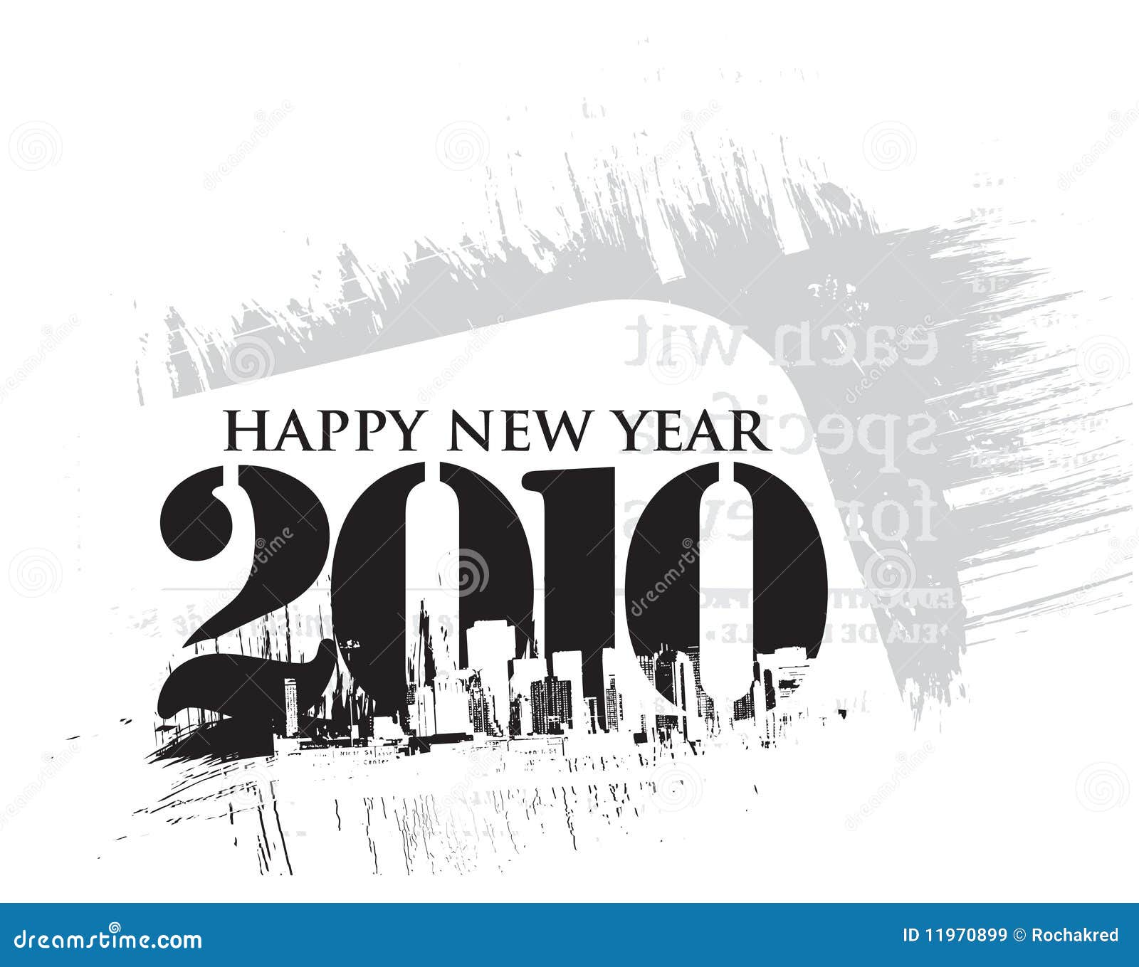 2010 New Year Vector Design Stock Vector - Illustration of artistic ...