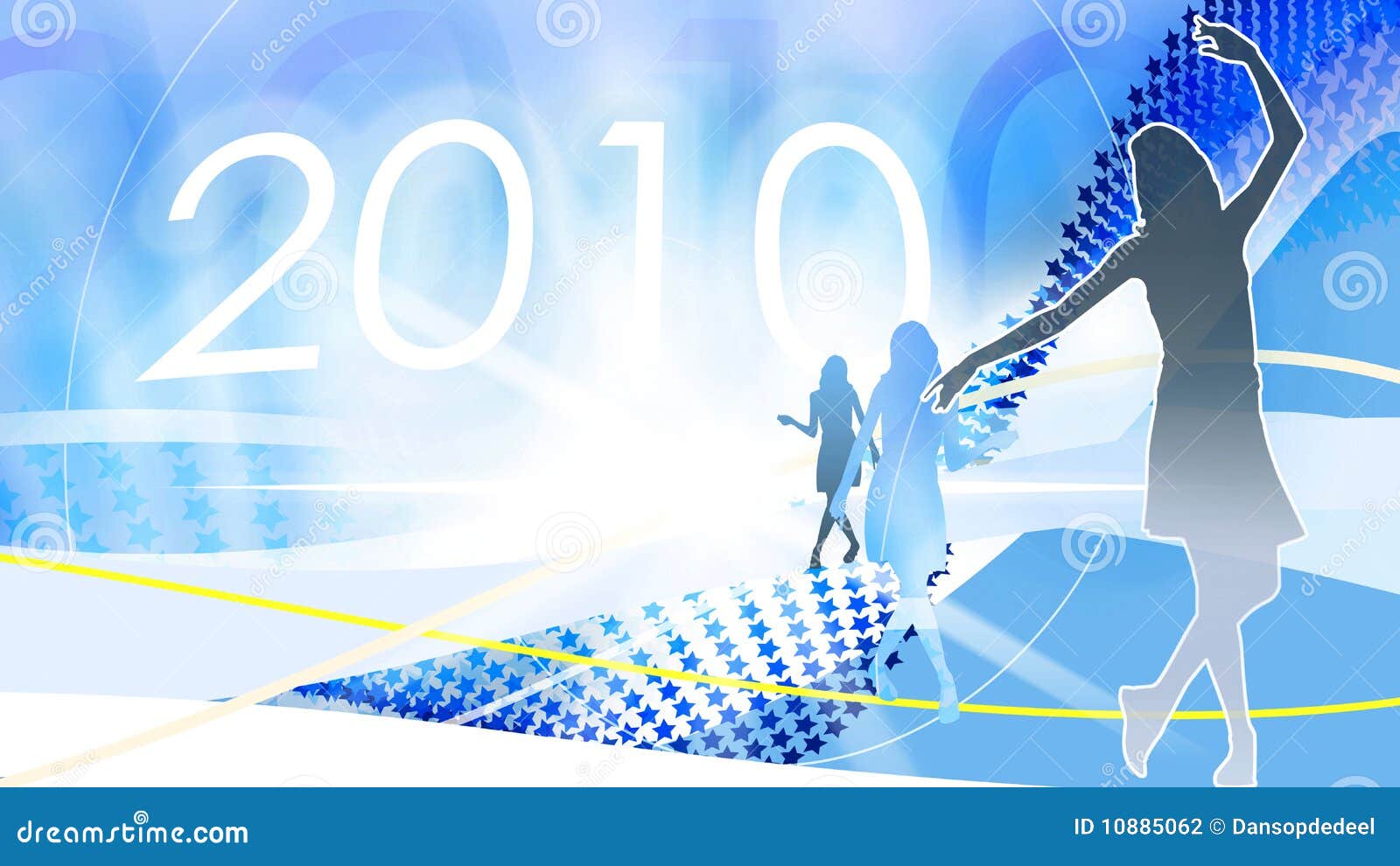 2010-party-event-celebration Stock Illustration - Illustration of year ...