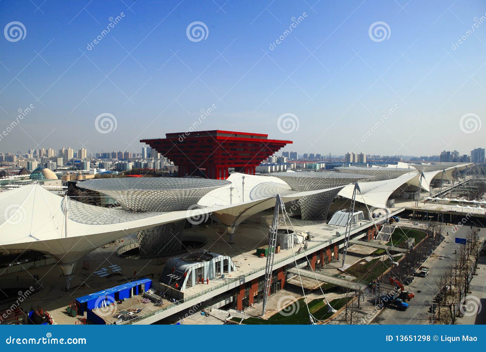 2010 Shanghai World Expo stock photo. Image of construction - 13651298