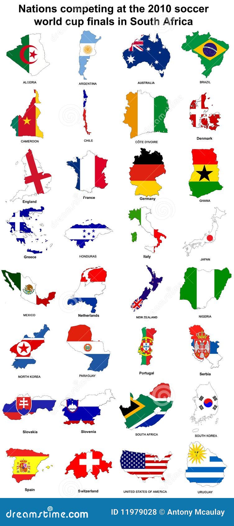 2010 world cup flag maps editorial stock photo. Illustration of ...