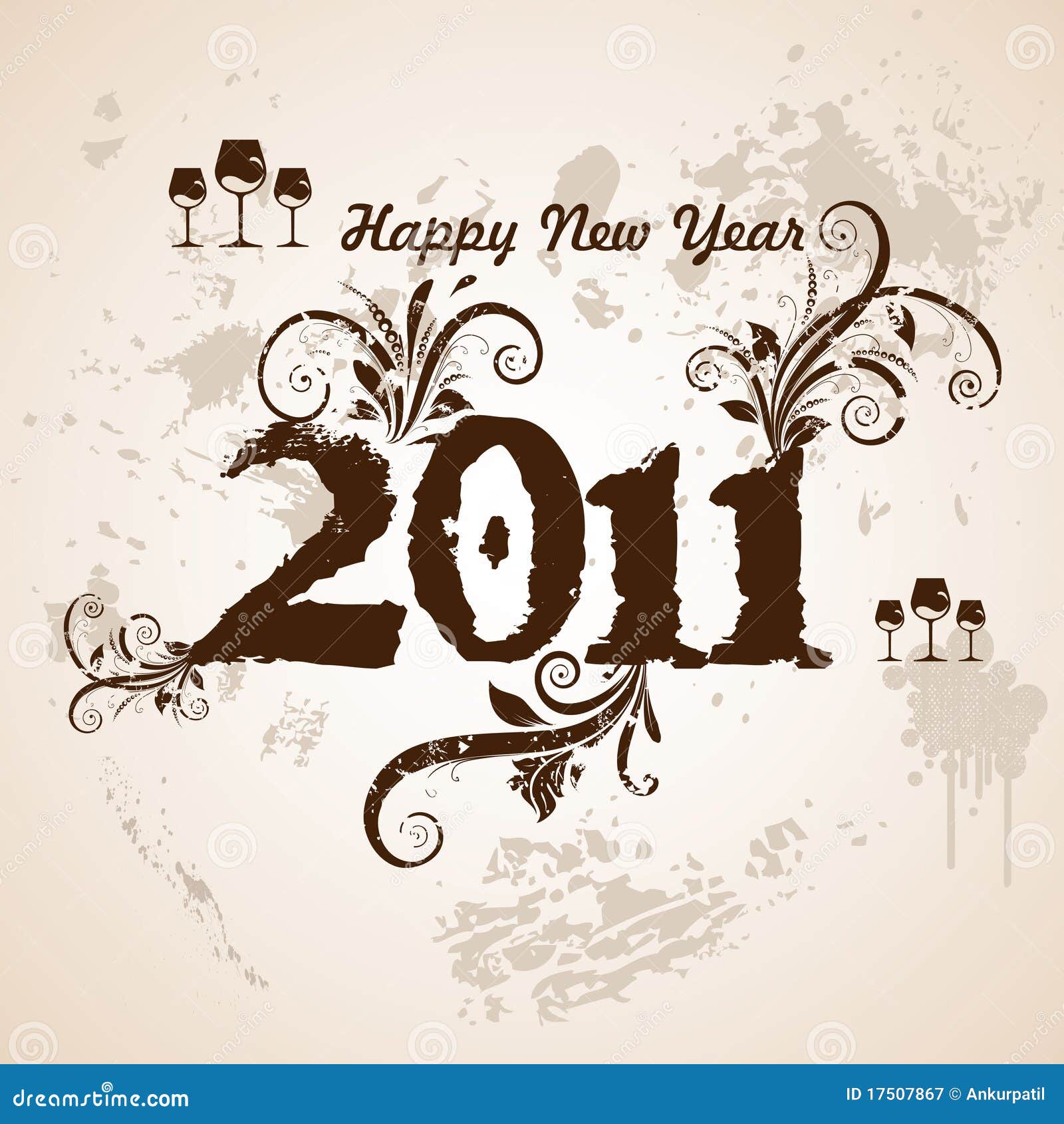 2011 stock vector. Illustration of graphic, artwork, happy - 17507867