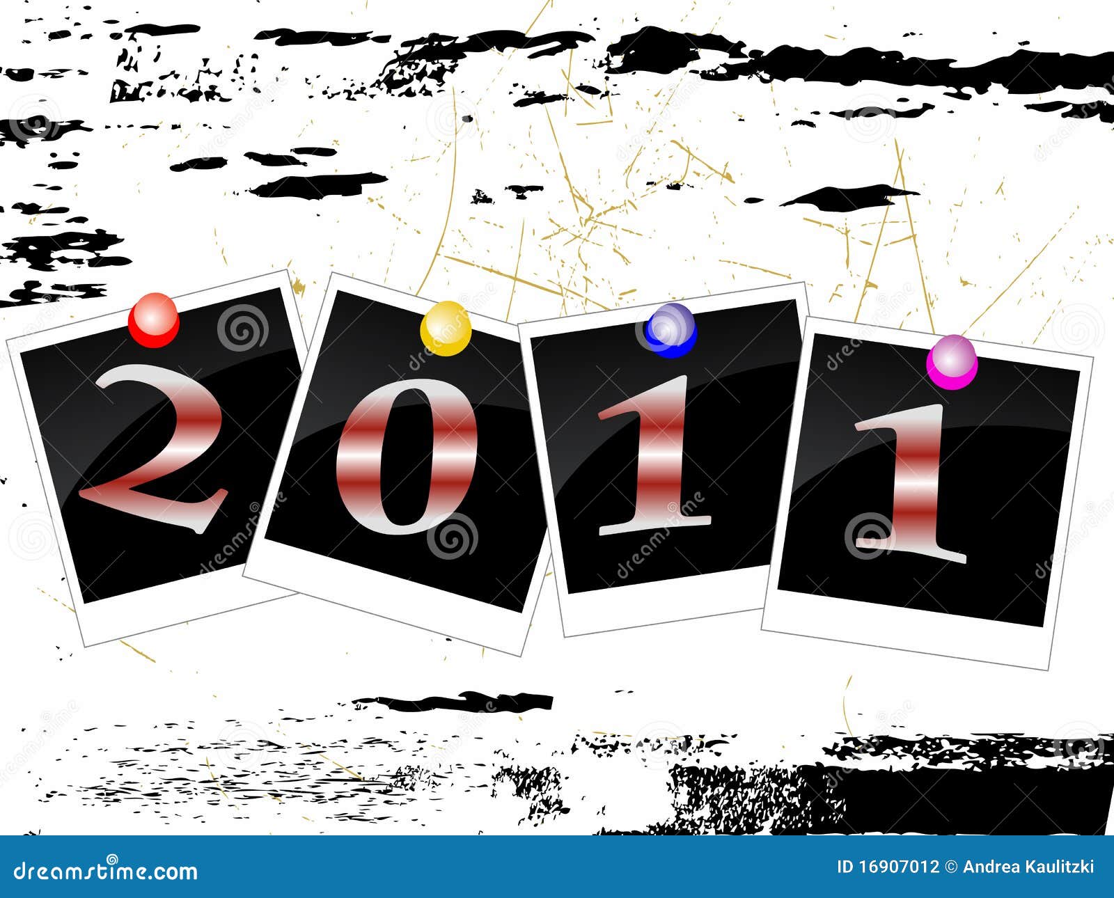 2011 card stock vector. Illustration of future, night - 16907012