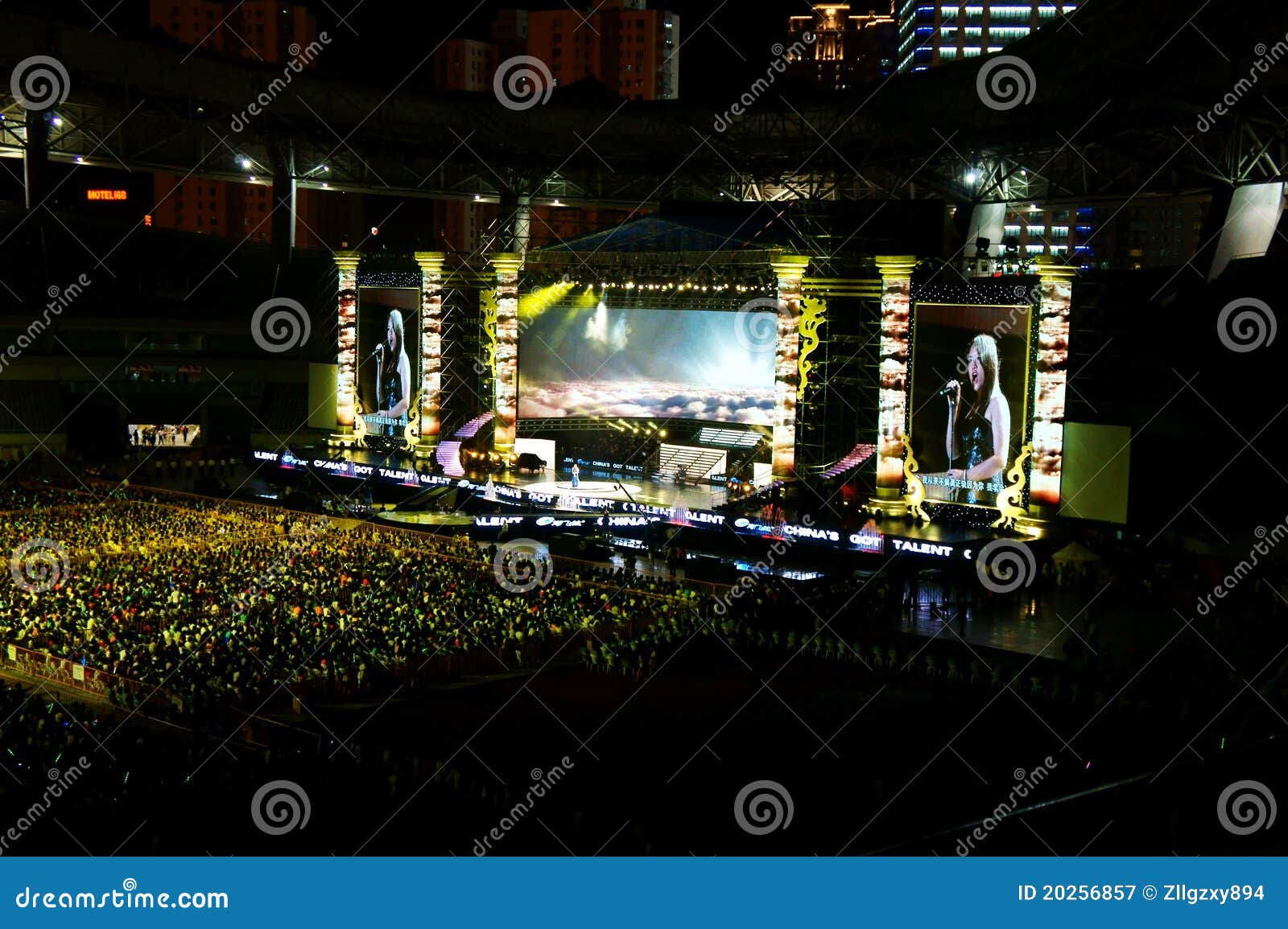 2011 China Talent Show Finals Stage Editorial Photography - Image of ...