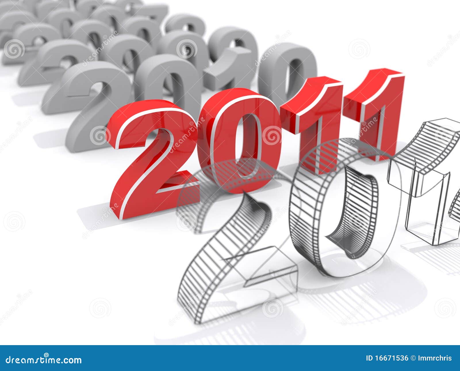 2011 Modern stock illustration. Illustration of decade - 16671536