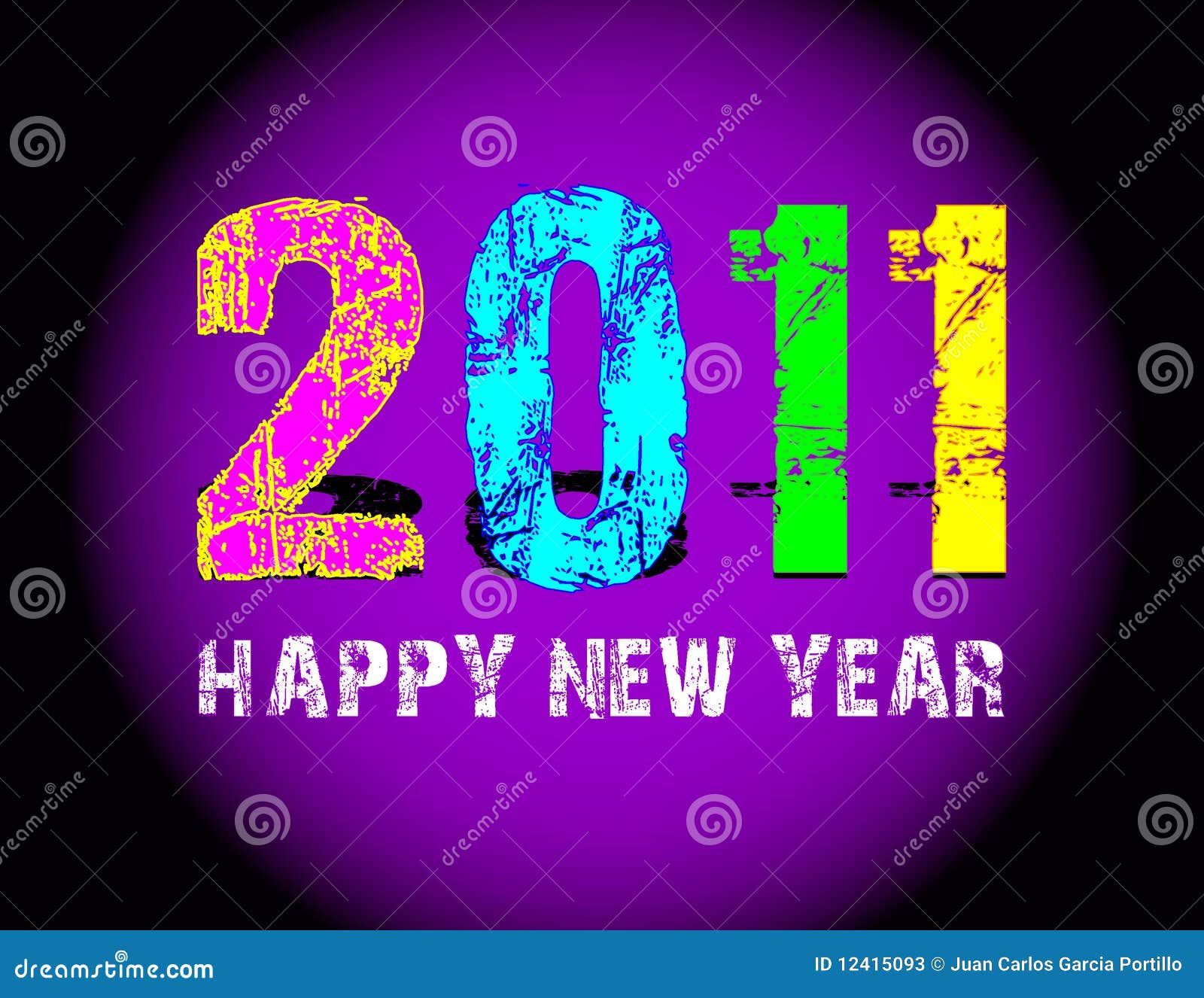 2011 new year stock illustration. Illustration of party - 12415093