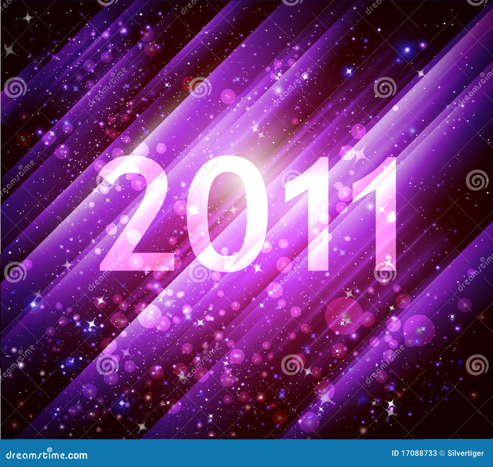 2011 New Year Abstract Shiny Background Stock Vector - Illustration of ...