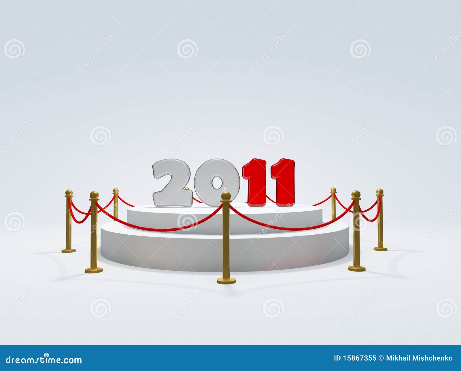 2011 New year symbol stock illustration. Illustration of holiday - 15867355