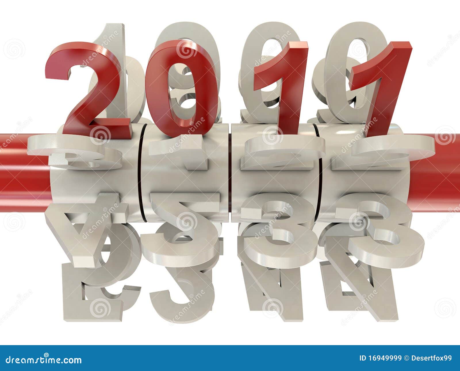 2011 number on cylinder stock illustration. Illustration of cylinder ...