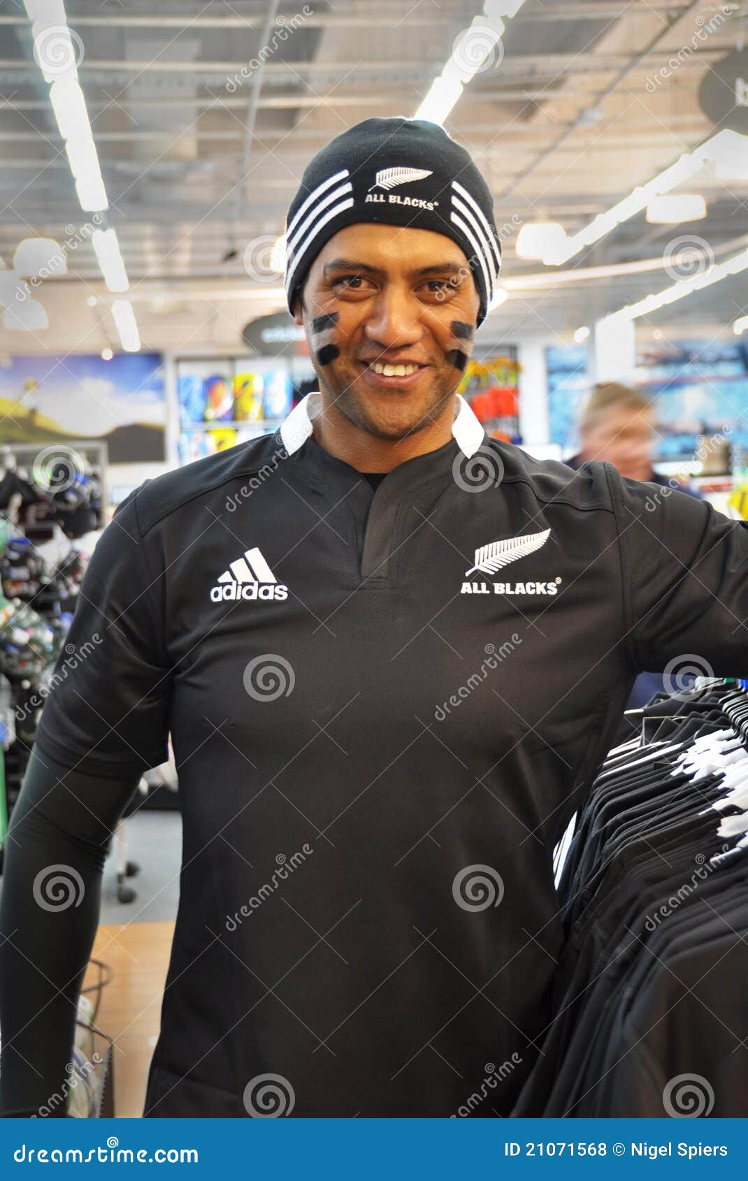 2011 Rugby World Cup - All Blacks Supporter Editorial Stock Photo ...