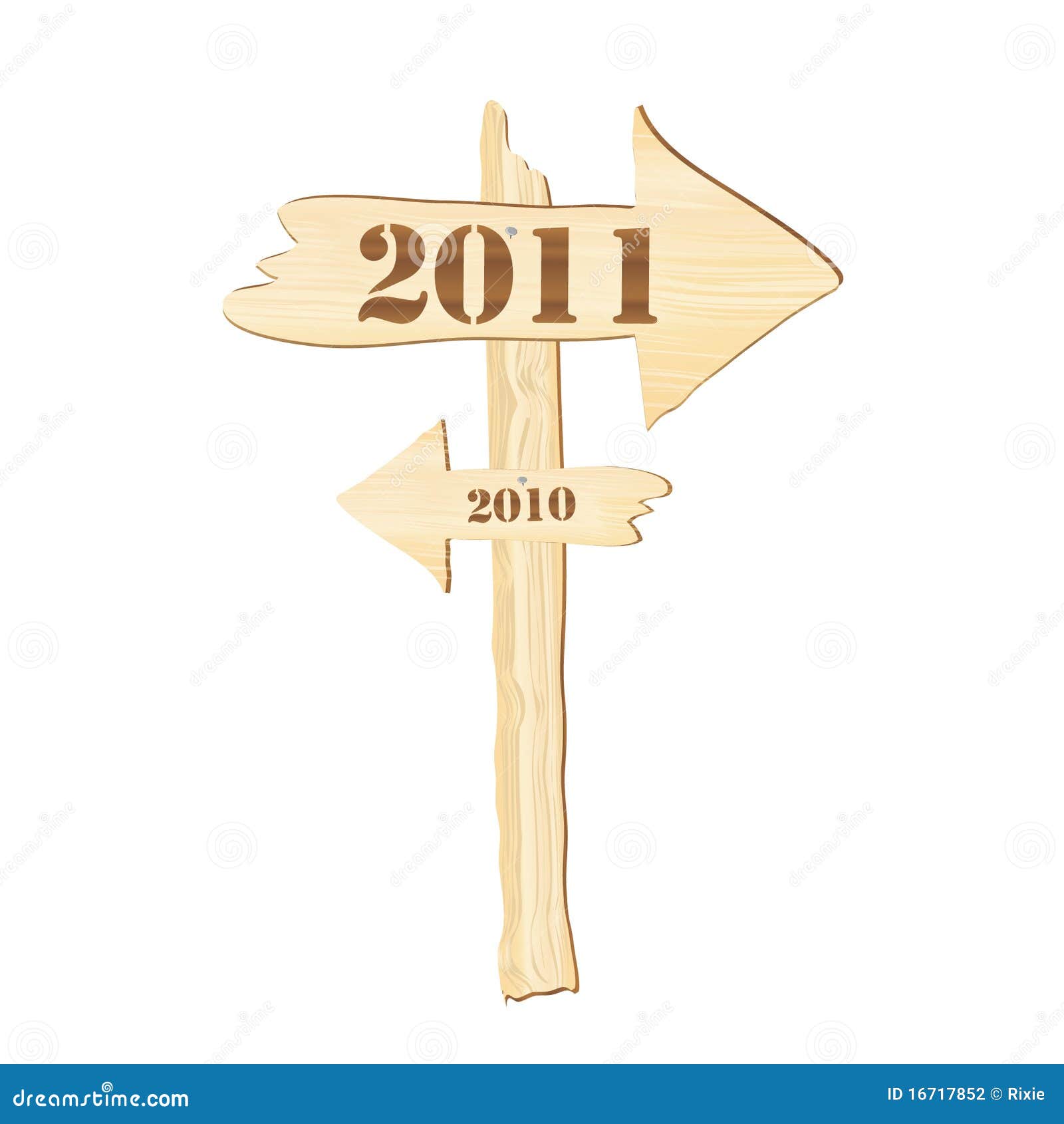 2011 sign stock vector. Illustration of brown, left, backward - 16717852
