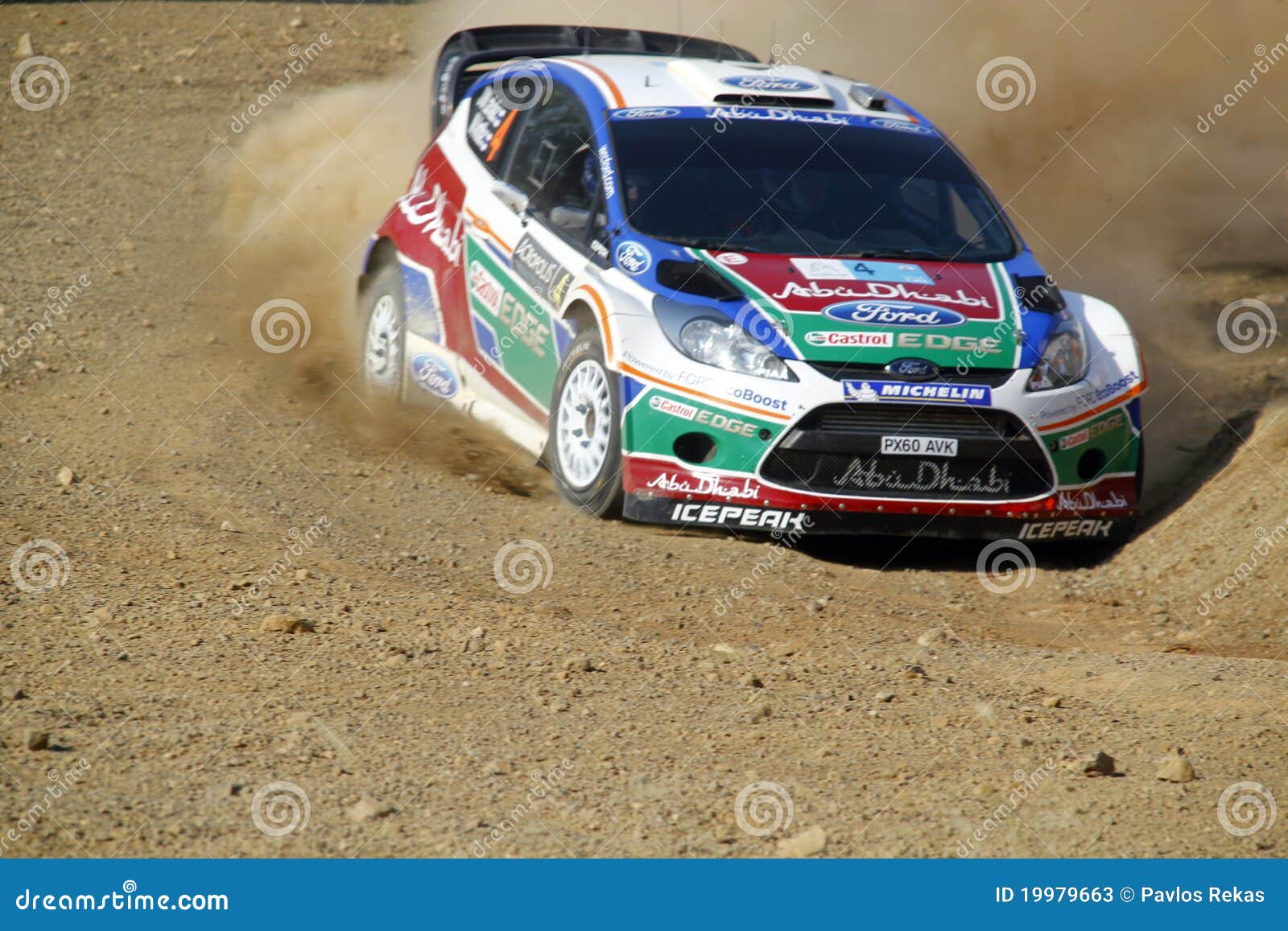 2011 WRC Rally Acropolis - Ford Fiesta Editorial Stock Photo - Image of ...