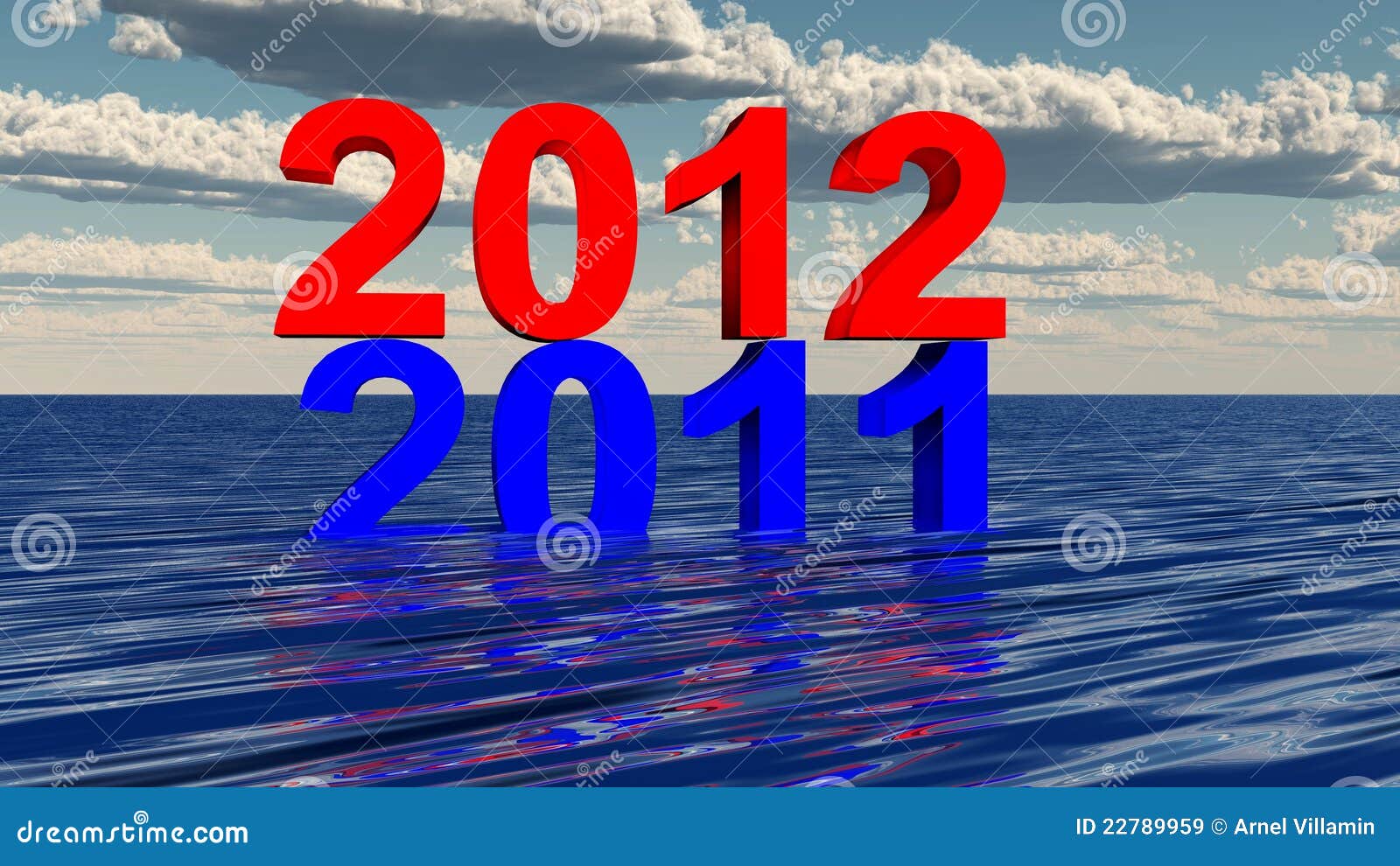 2012 3d stock illustration. Illustration of date, design - 22789959