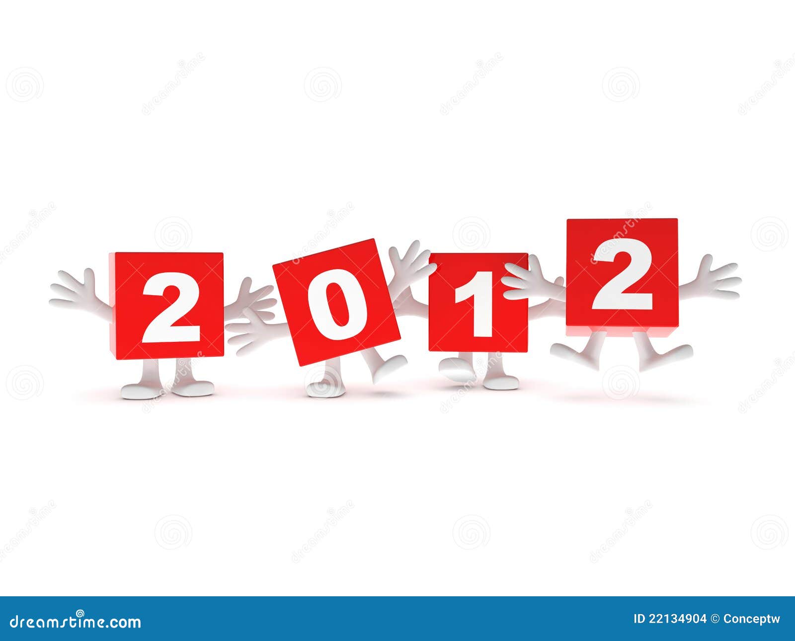 2012 background stock illustration. Illustration of hands - 22134904