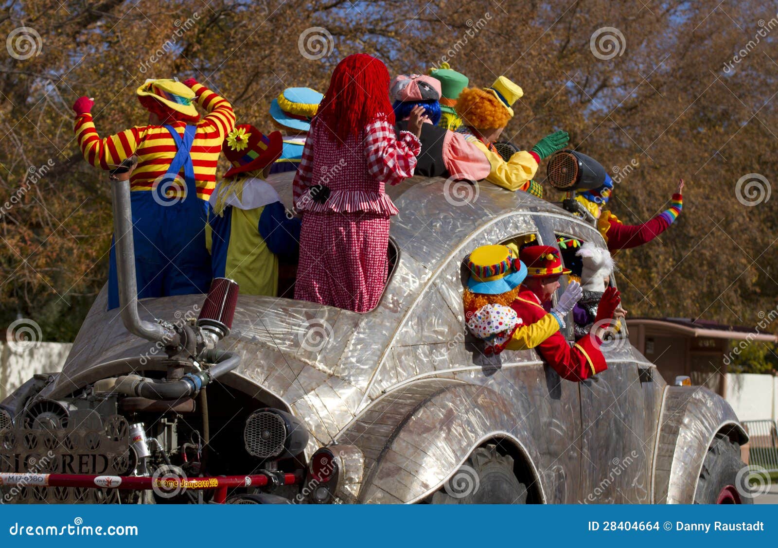 2012 Fiesta Bowl Parade Oversize Car Clowns Editorial Stock Image ...