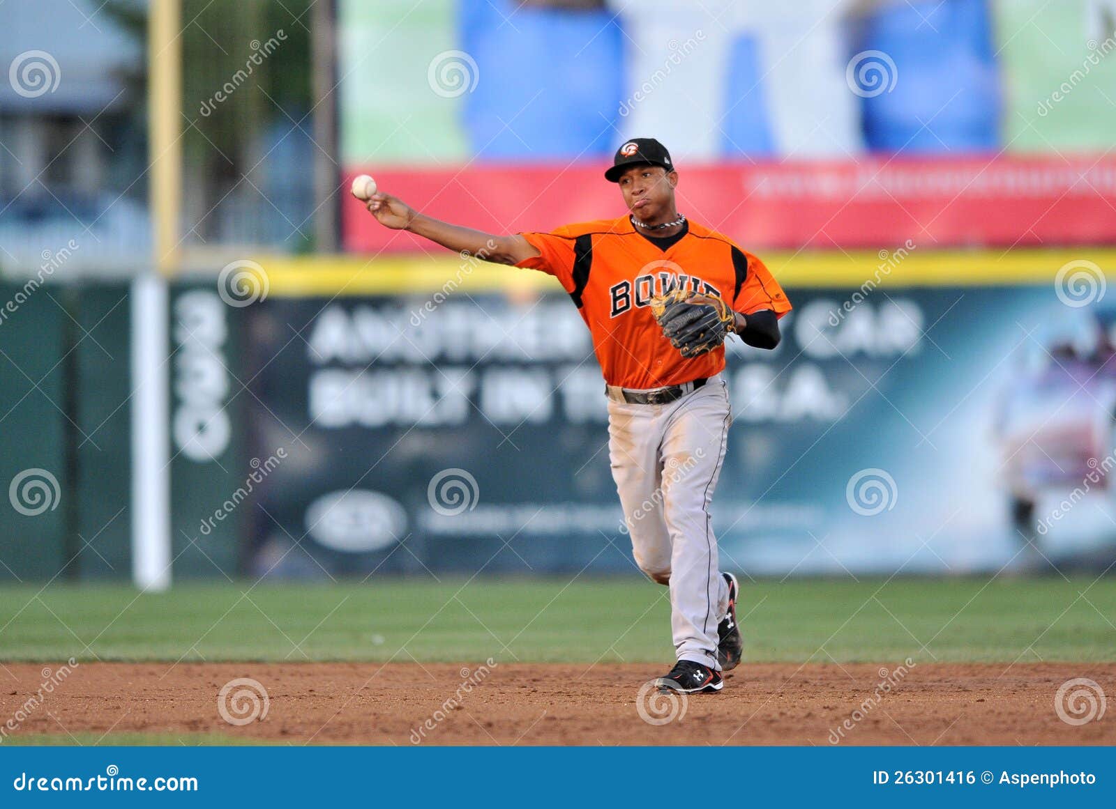 2012 Minor League Baseball Shortstop Throw Editorial Photo - Image of ...